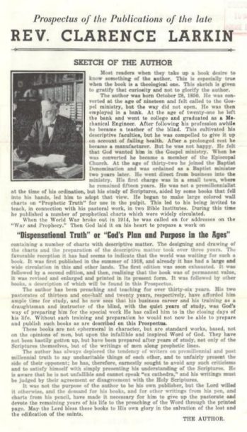 Clarence Larkin Sketch Ad - Larkin Books .com